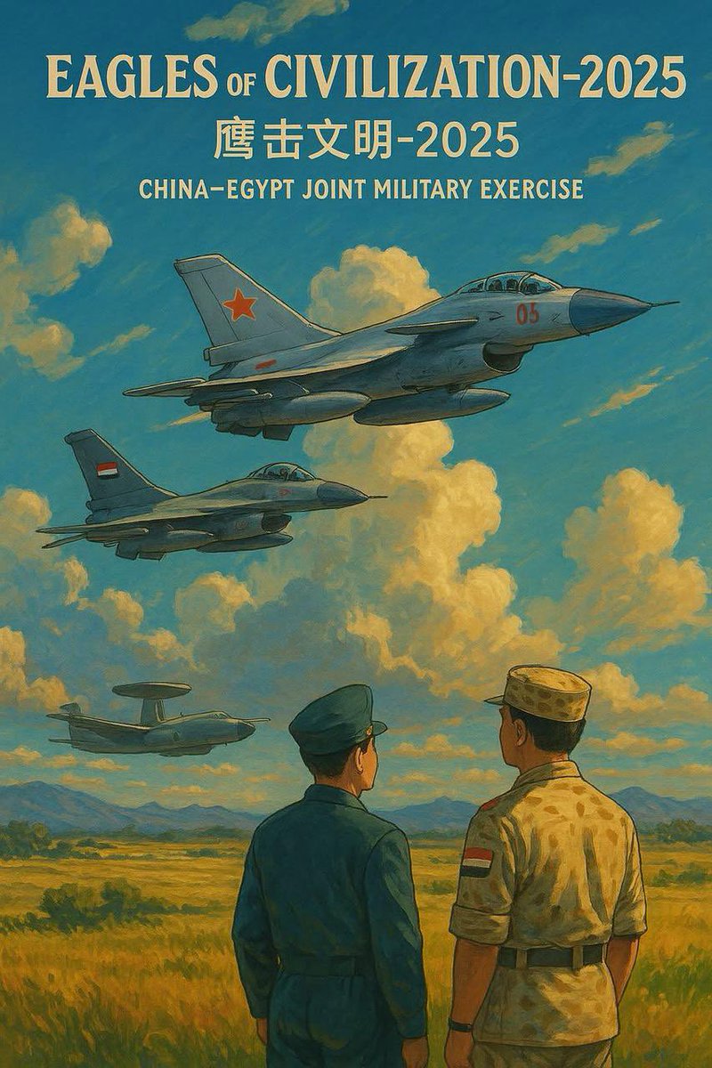 China and Egypt Launch First Joint 'Eagle of Civilization 2025' Air ...