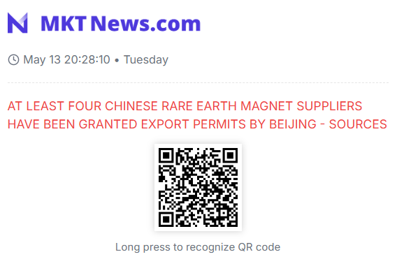 China Grants Rare Earth Export Permits to Four Magnet Suppliers After ...