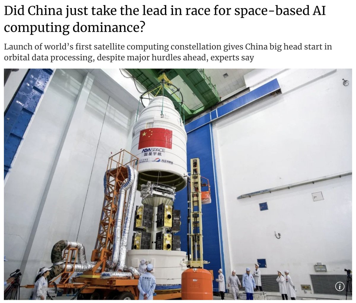 China Launches First 12 Satellites for Three-Body AI Space Computing ...