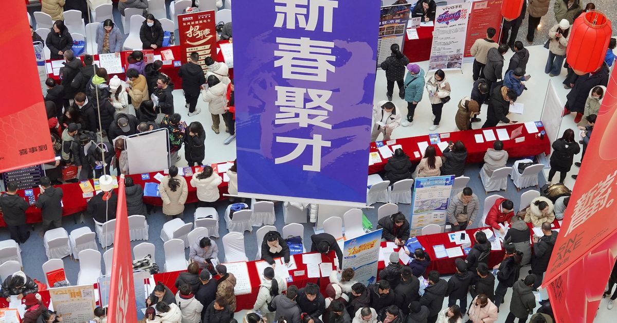 China's March Youth Unemployment Rate Falls to 16.5%, Overall Jobless ...