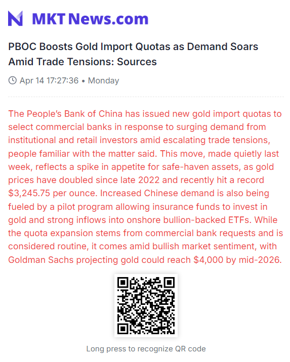 China’s PBoC Allocates New Gold Import Quotas Amid Rising Demand from ...