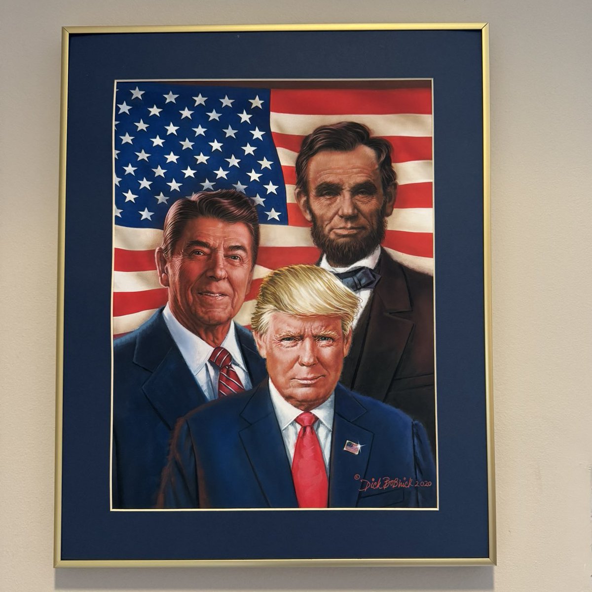 CNC Artwork of Lincoln, Reagan, and Trump, Described as Masterpiece ...