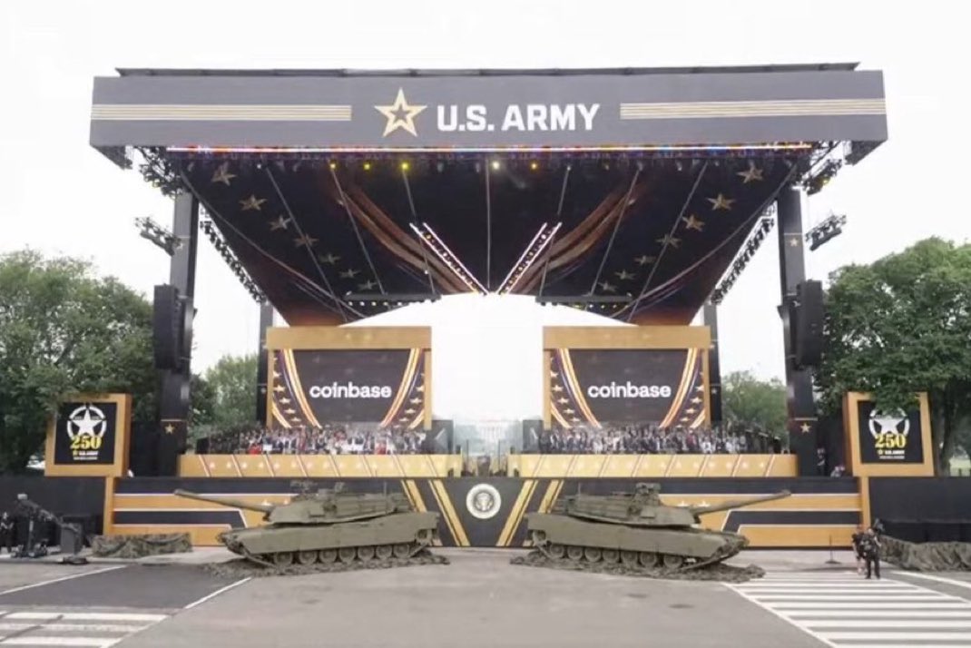 Coinbase Sponsors U.S. Military Parade Marking Trump’s Birthday ...