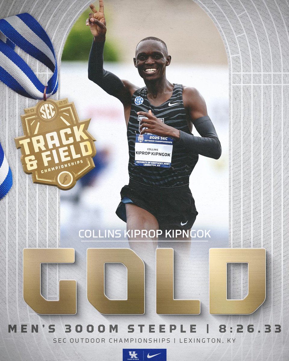 Collins Kiprop Kipngok Wins Gold, Sets SEC Record in 3000m Steeplechase ...
