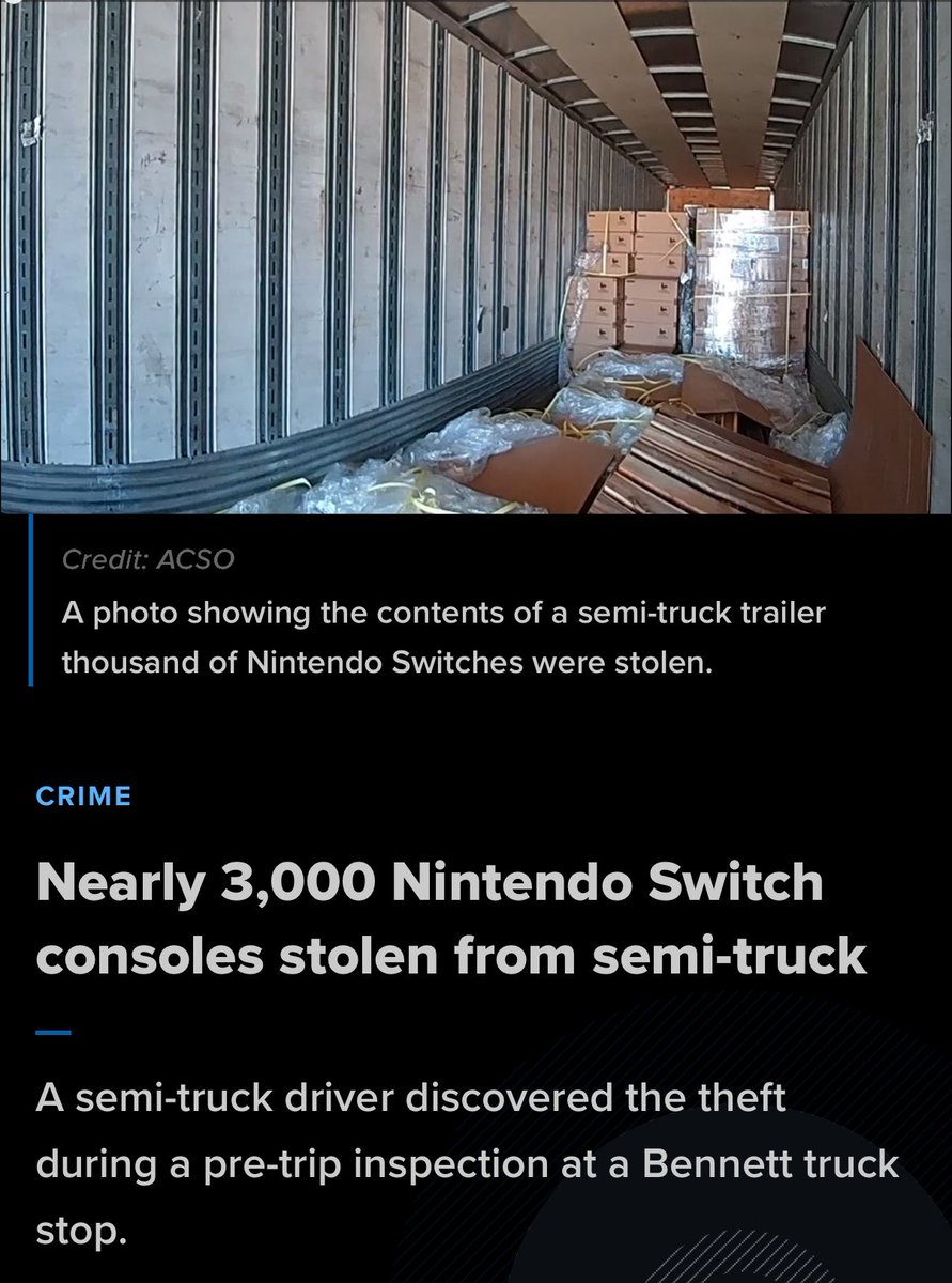 Colorado Investigates $1.4 Million Heist of Nearly 3,000 Nintendo ...