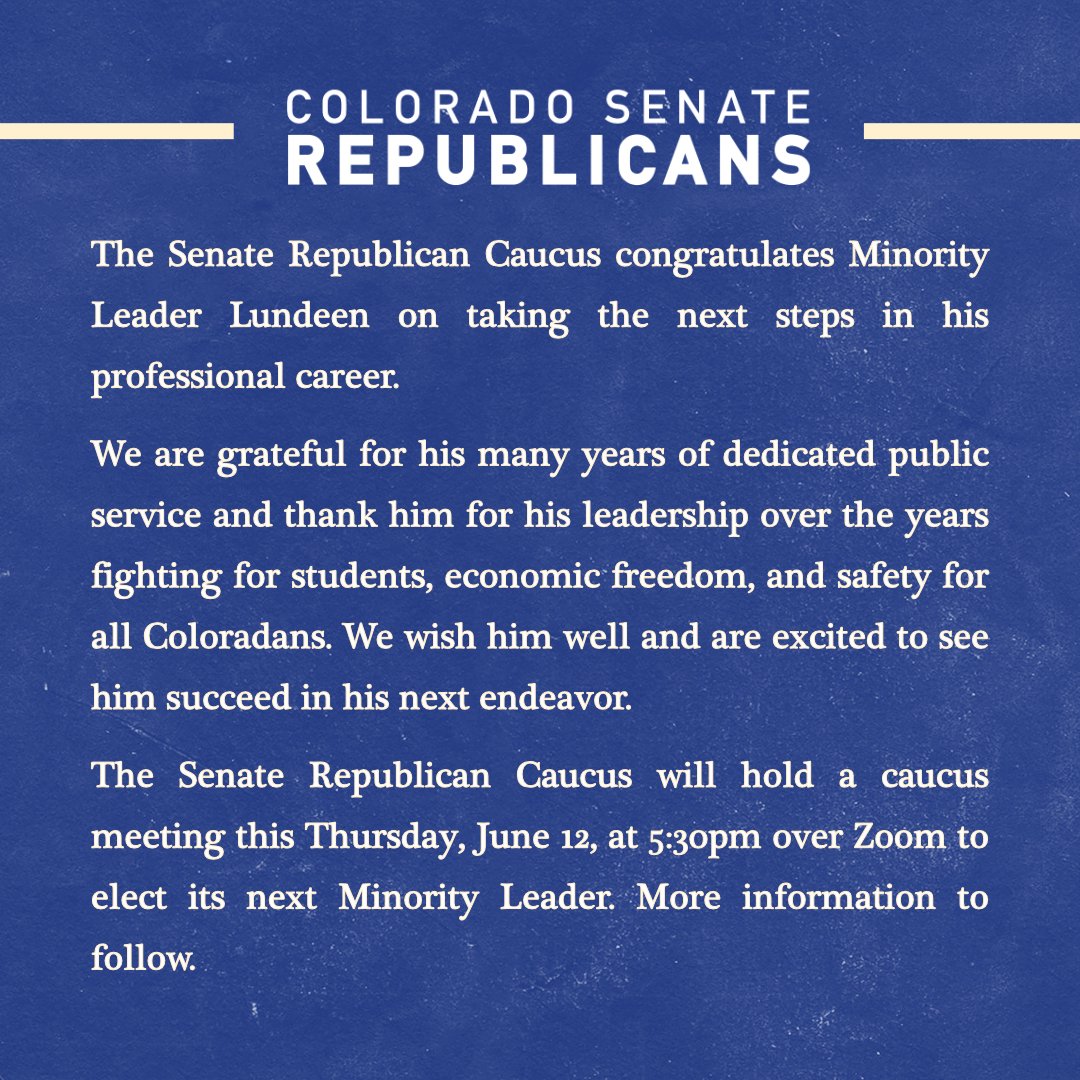 Colorado Senate Minority Leader Paul Lundeen Resigns; GOP Caucus ...