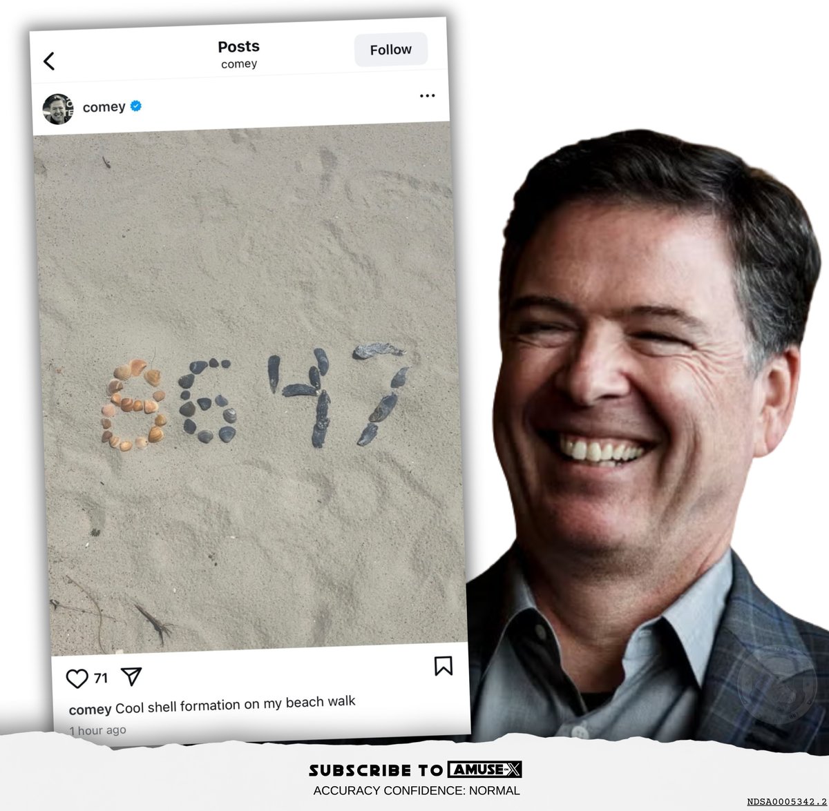 Comey’s “86 47” Instagram Photo Prompts Accusations of Threatening ...