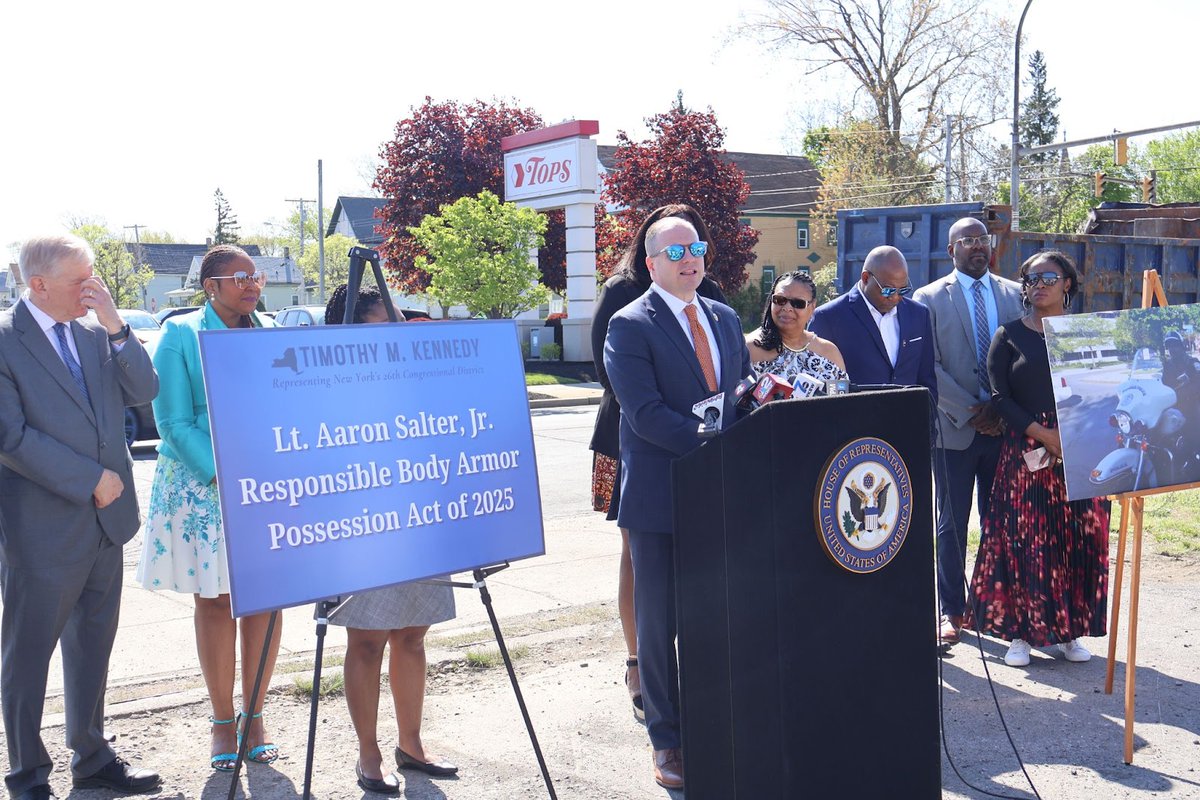 Congressman Tim Kennedy Introduces Aaron Salter Jr. Responsible Body ...