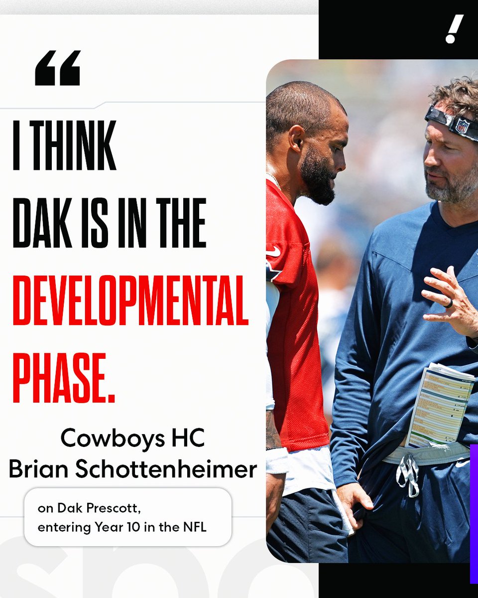 Cowboys Coach Brian Schottenheimer Says Dak Prescott, on $240M Contract ...