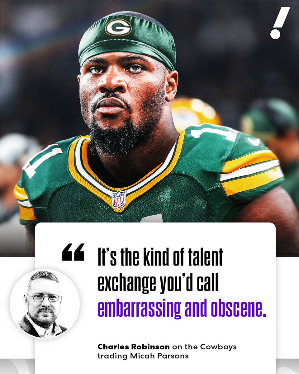 Cowboys Trade Star Pass-Rusher Micah Parsons to Packers for Clark, Two ...