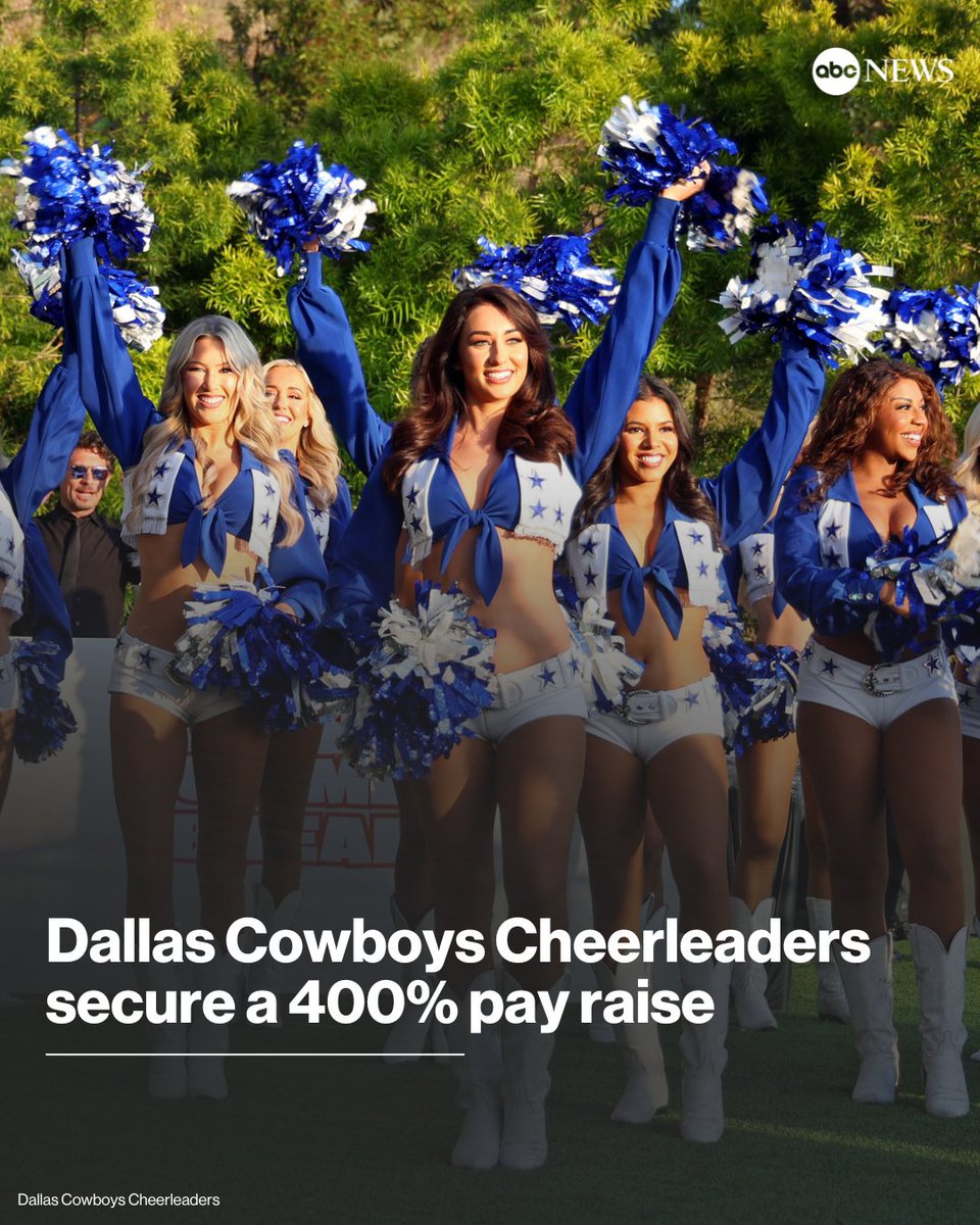 Dallas Cowboys Cheerleaders Get 400% Pay Raise to $75/Hour, Revealed in ...