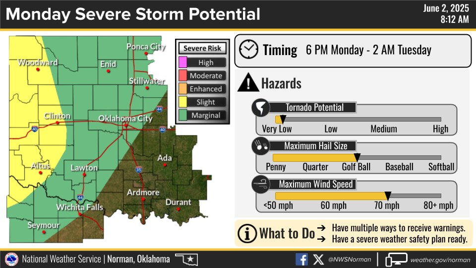 Damaging Storms Hit Plains With 100 MPH Winds, Golf Ball Hail; Oklahoma ...