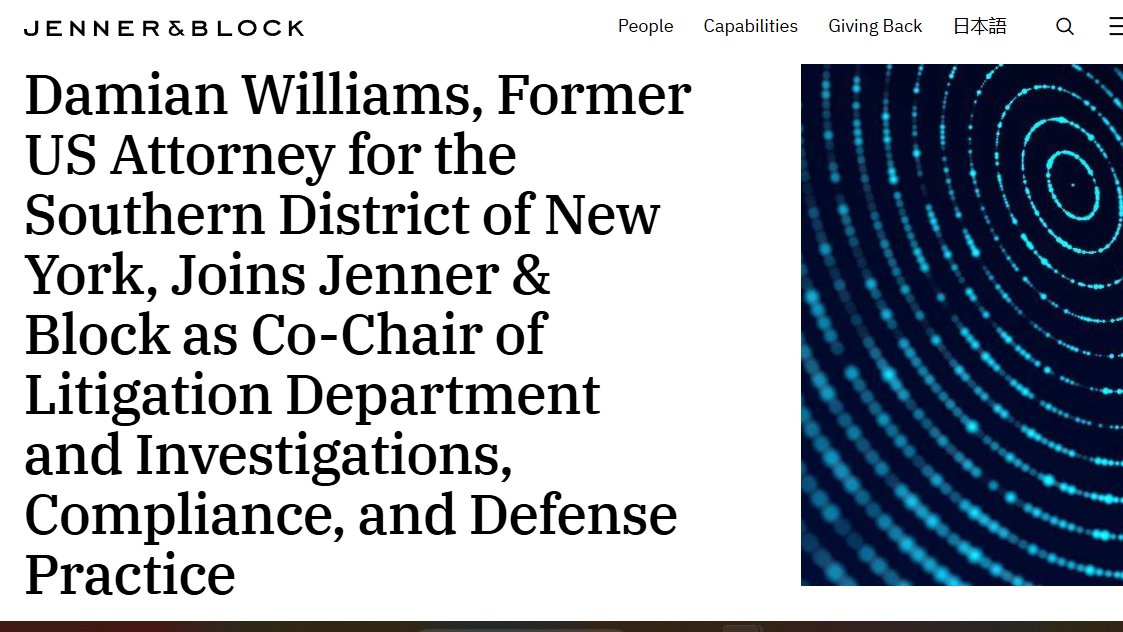 Damian Williams, First Black SDNY US Attorney, Leaves Paul Weiss After ...