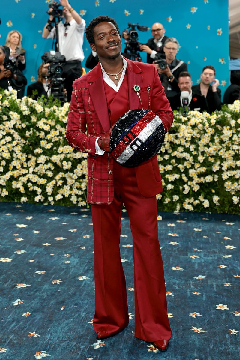 Damson Idris Wears Driver Helmet at 2025 Met Gala, Inspires Look with ...
