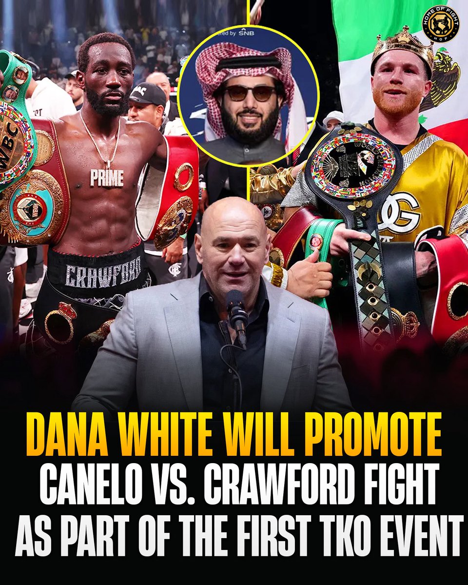 Dana White to Promote Canelo Alvarez vs Terence Crawford as First TKO ...