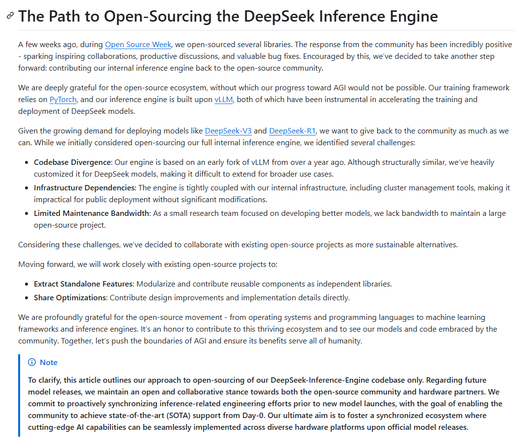 DeepSeek Open-Sources Inference Engine for DeepSeek-V3 and R1 Built on vLLM to Enhance AI ...