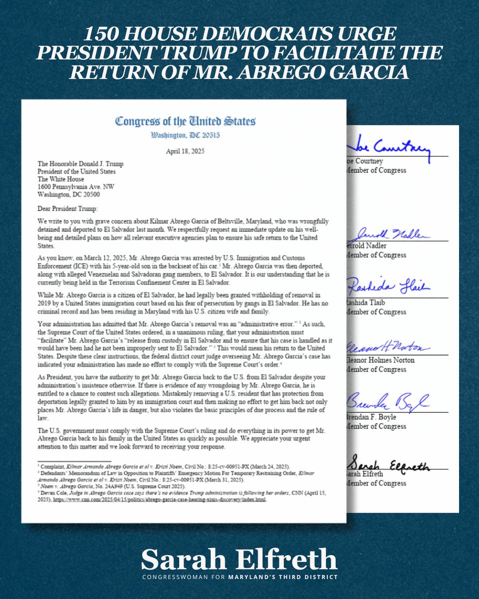 Democrats Demand Trump Administration Comply with Supreme Court Order ...