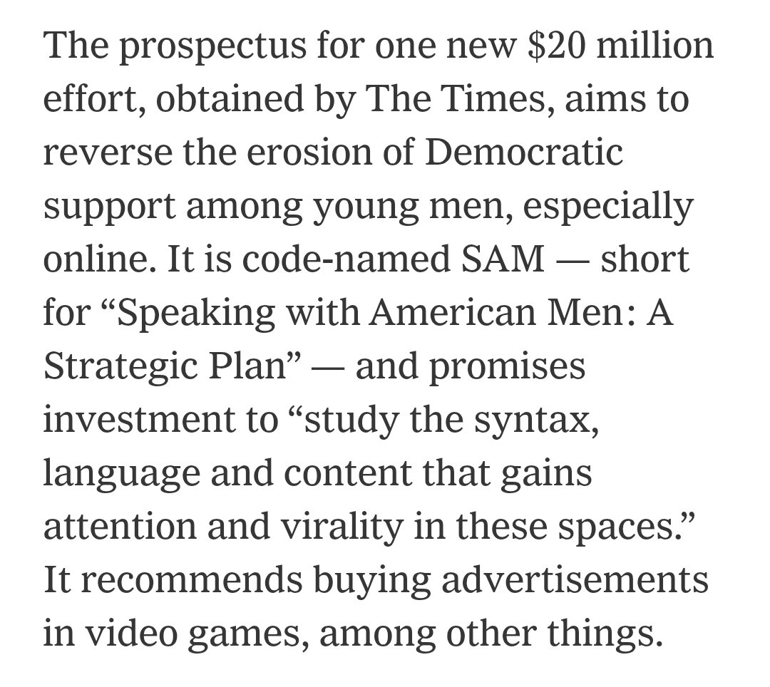 Democrats Launch $20 Million 'SAM' Plan Targeting Young Men Amid 27% ...