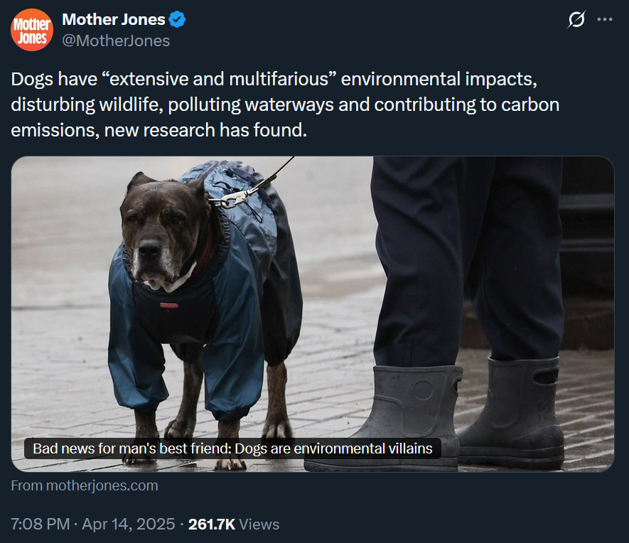 Democrats Propose Dog Ownership Ban for Climate Change Amid 21% ...