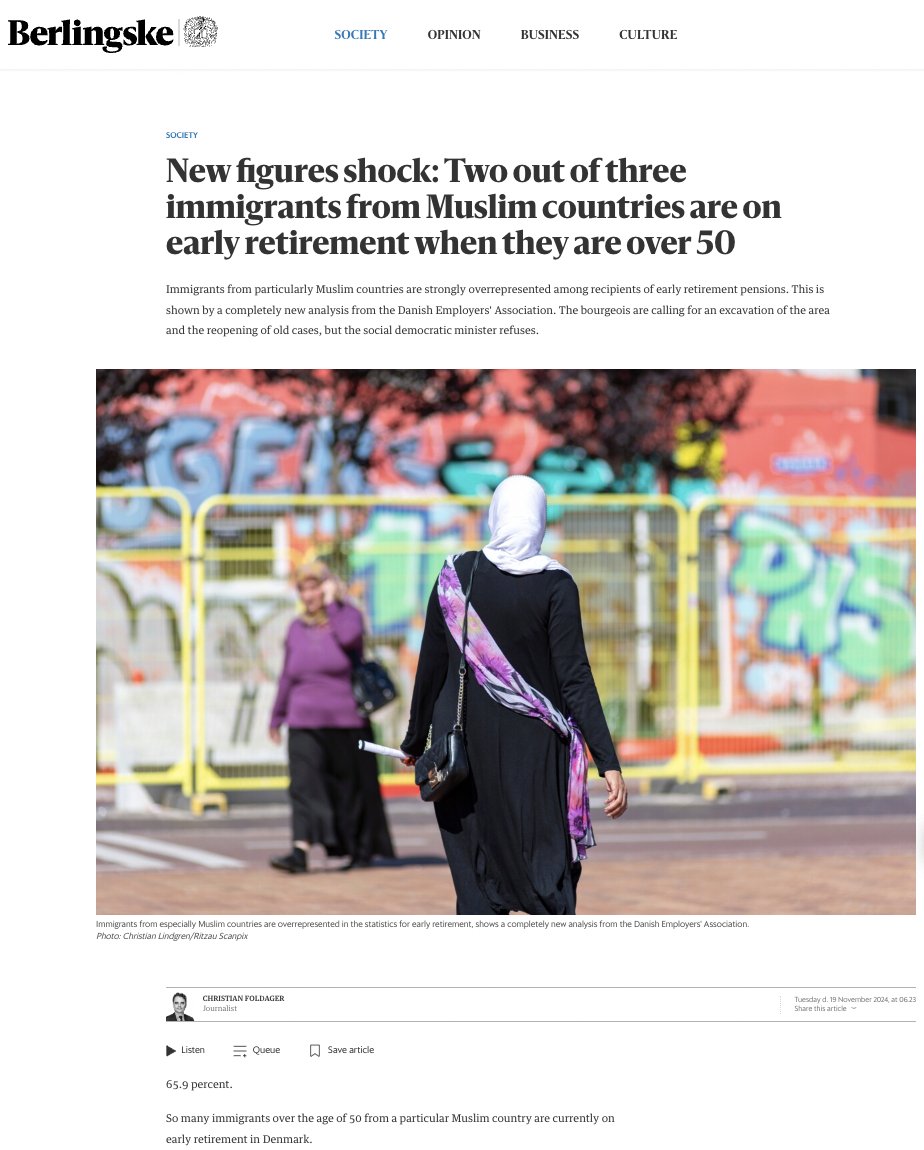 Denmark Parliament Approves Raising Retirement Age to 70 by 2040 for ...