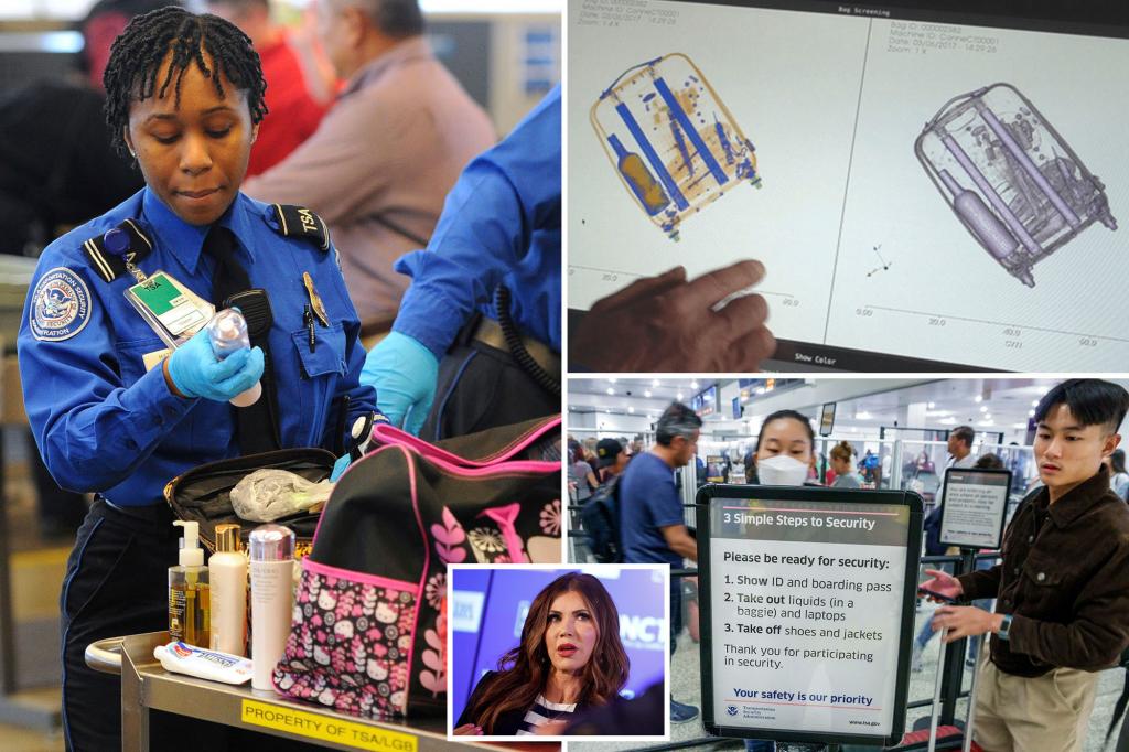 DHS Chief Noem Signals Possible Easing of TSA Liquid Limits | DeepNewz ...