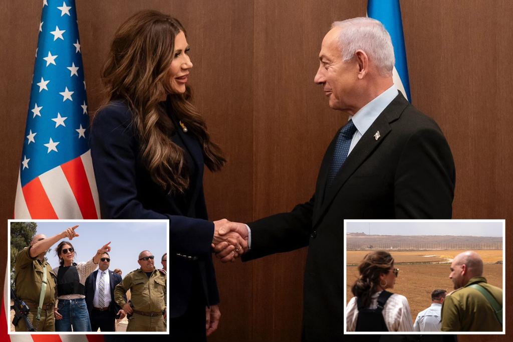 DHS Secretary Kristi Noem Meets Netanyahu, Urges Swift Iran Talks ...