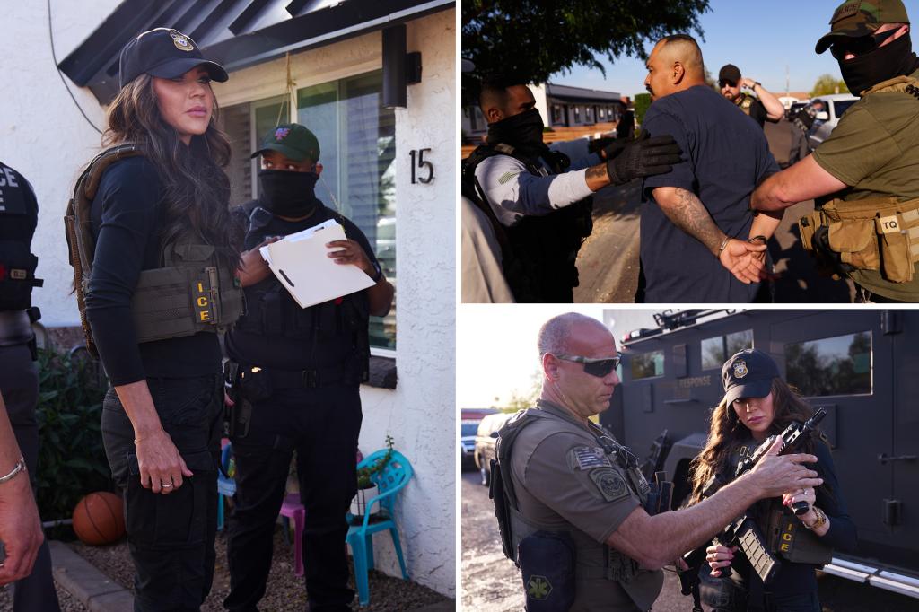 DHS Secretary Noem Leads ICE Raids in Arizona, Arrests Three ...