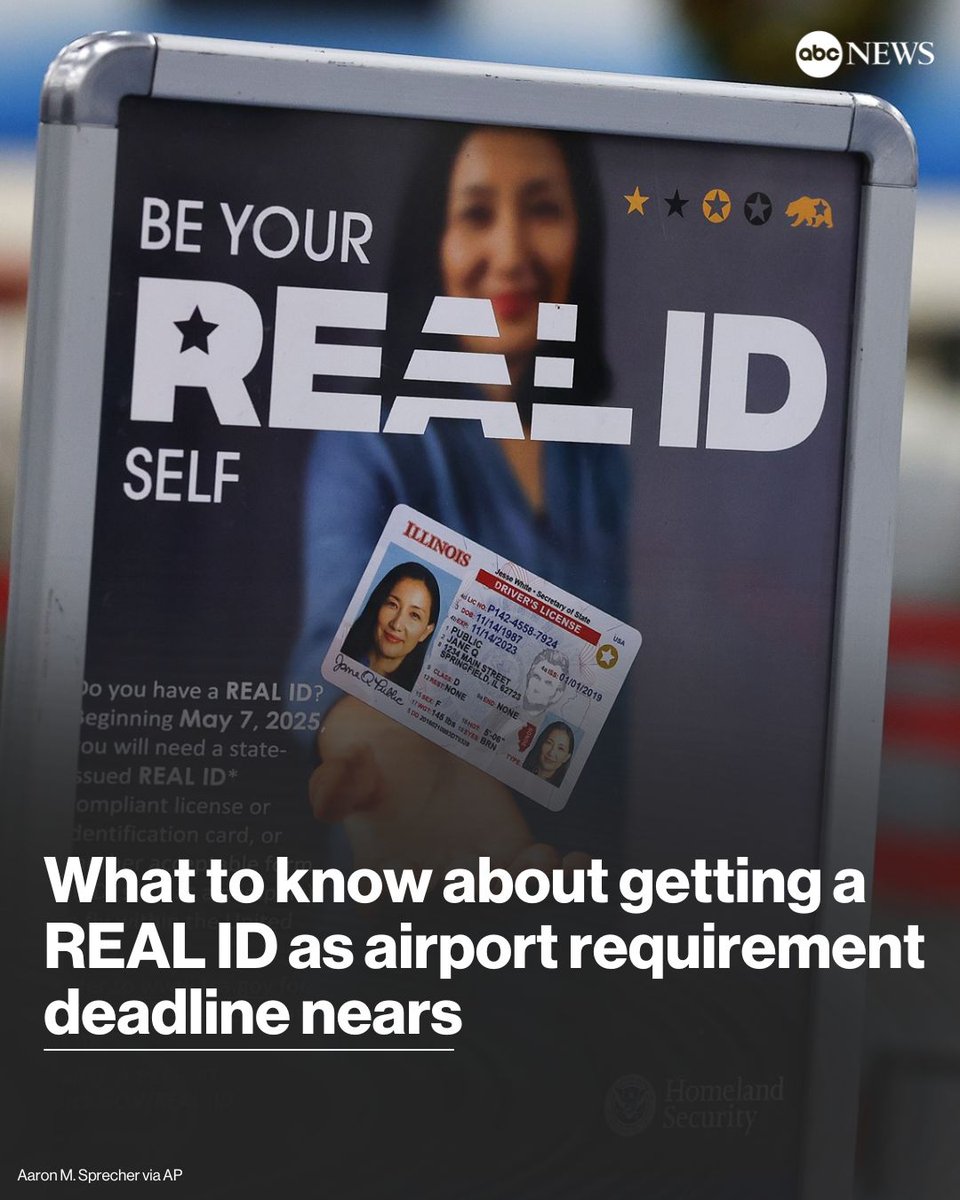 DHS to Enforce REAL ID Act on May 7, 2025, for Domestic Flights, Aimed ...