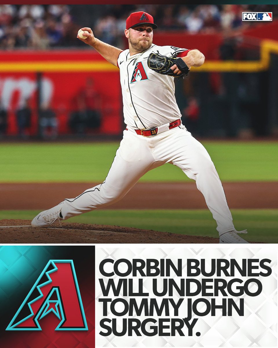 Diamondbacks' Corbin Burnes to Have Tommy John Surgery Next Week in ...
