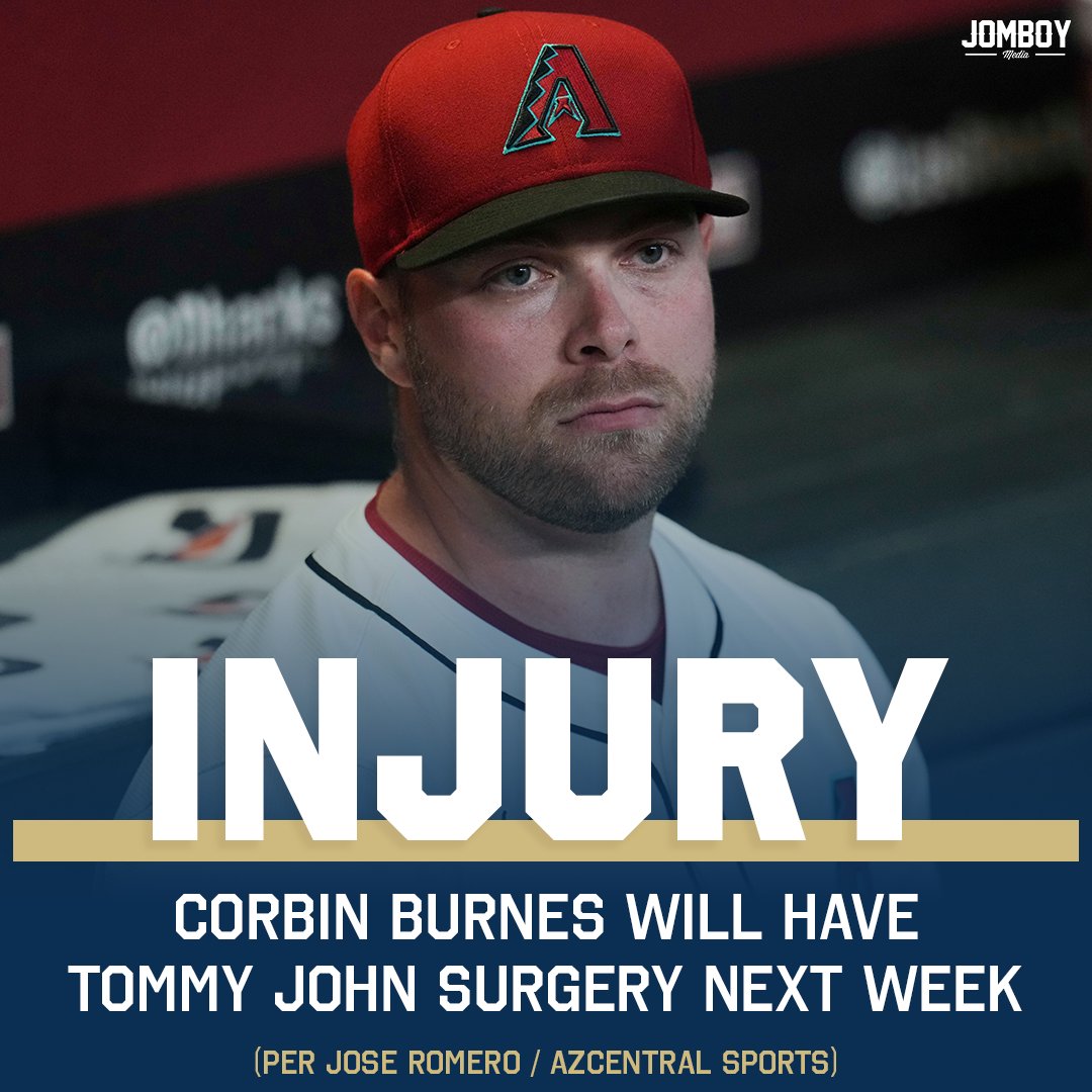 Diamondbacks' Corbin Burnes to Have Tommy John Surgery, Out for 2025, Misses Start of 2026 in ...