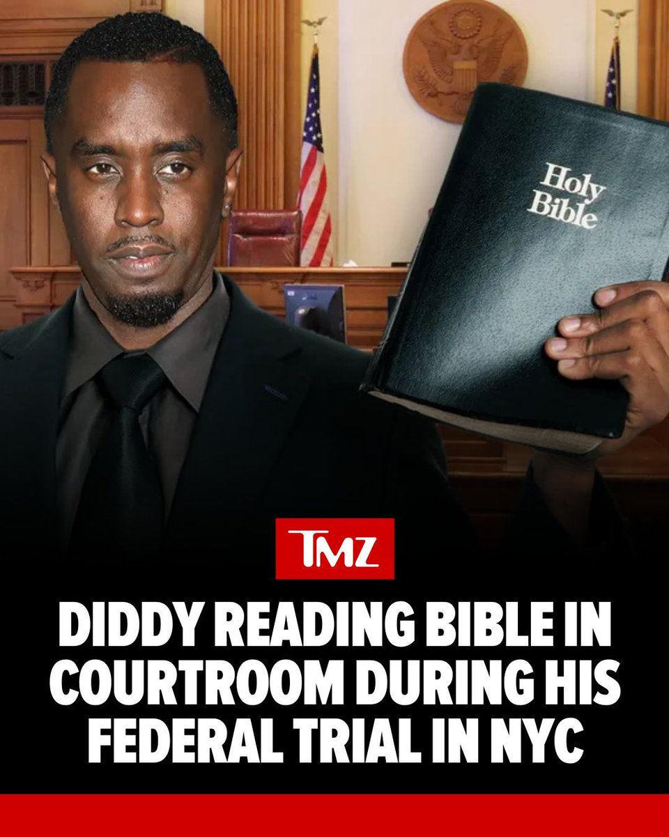Diddy Reads Bible During Opening Statements of Federal Sex Trafficking ...