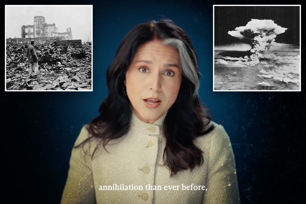 DNI Tulsi Gabbard Calls for Nuclear Abolition After Hiroshima Visit ...