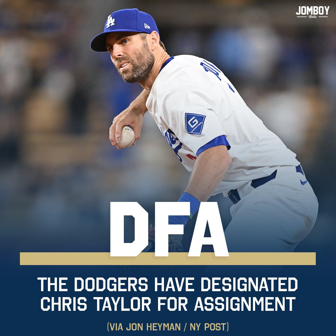 Dodgers DFA Chris Taylor, Eat $12.75M Contract as James Outman Joins ...