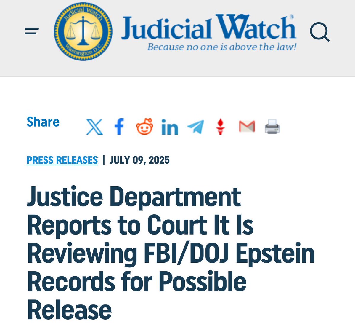 DOJ Contradicts Leaked Memo, Continues Review of Epstein Files | DeepNewz US Judiciary
