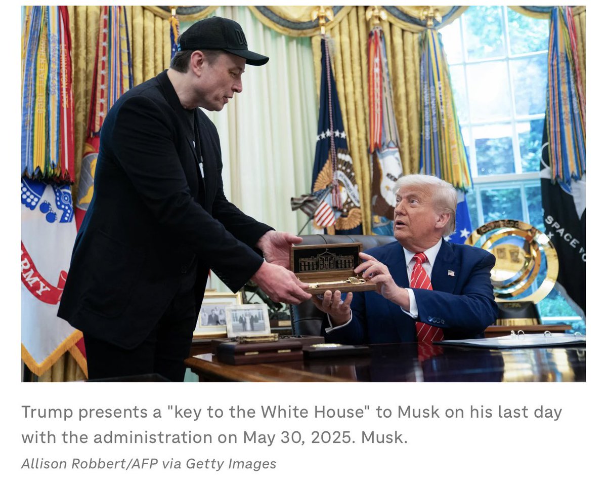 Donald Trump Gives Elon Musk Symbolic White House Key Last Week Amid ...