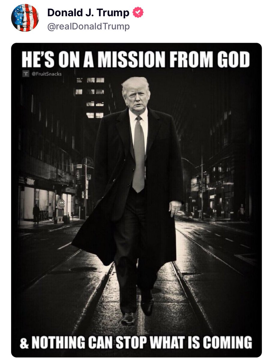 Donald Trump Posts ‘On a Mission from God’ Meme with Pepe the Frog ...