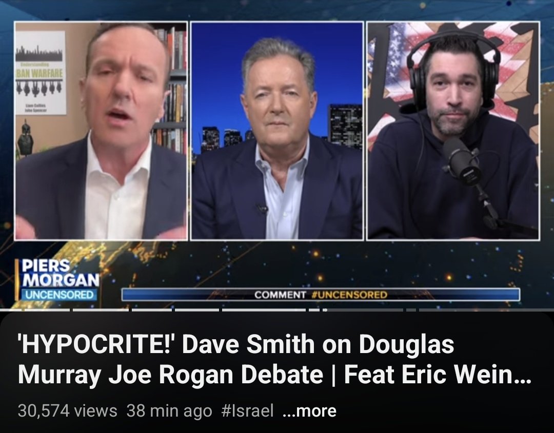 Douglas Murray, Dave Smith, and John Spencer Debate Israel and ...