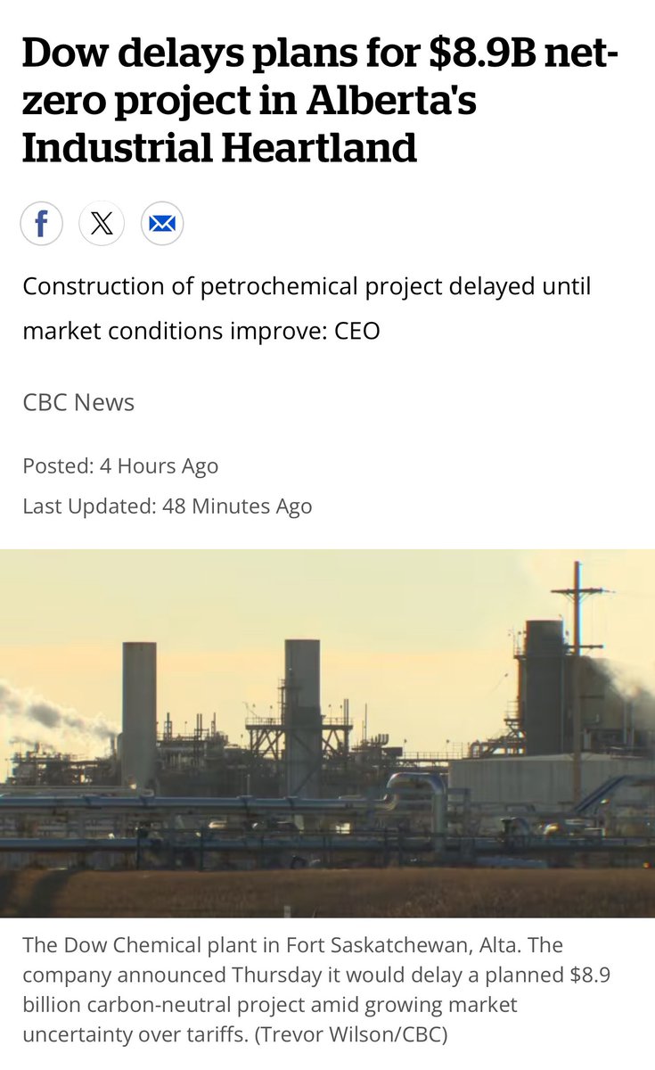 Dow Inc. Delays $6.5B-$11.5B Net-Zero Alberta Chemicals Project ...