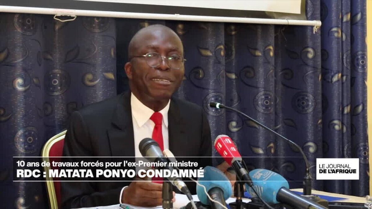 DR Congo Ex-PM Matata Ponyo Sentenced to 10 Years Forced Labor for ...