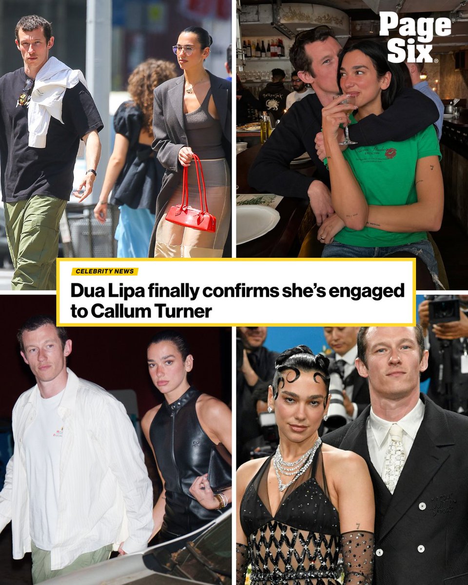 Dua Lipa Confirms Engagement to Actor Callum Turner in British Vogue ...