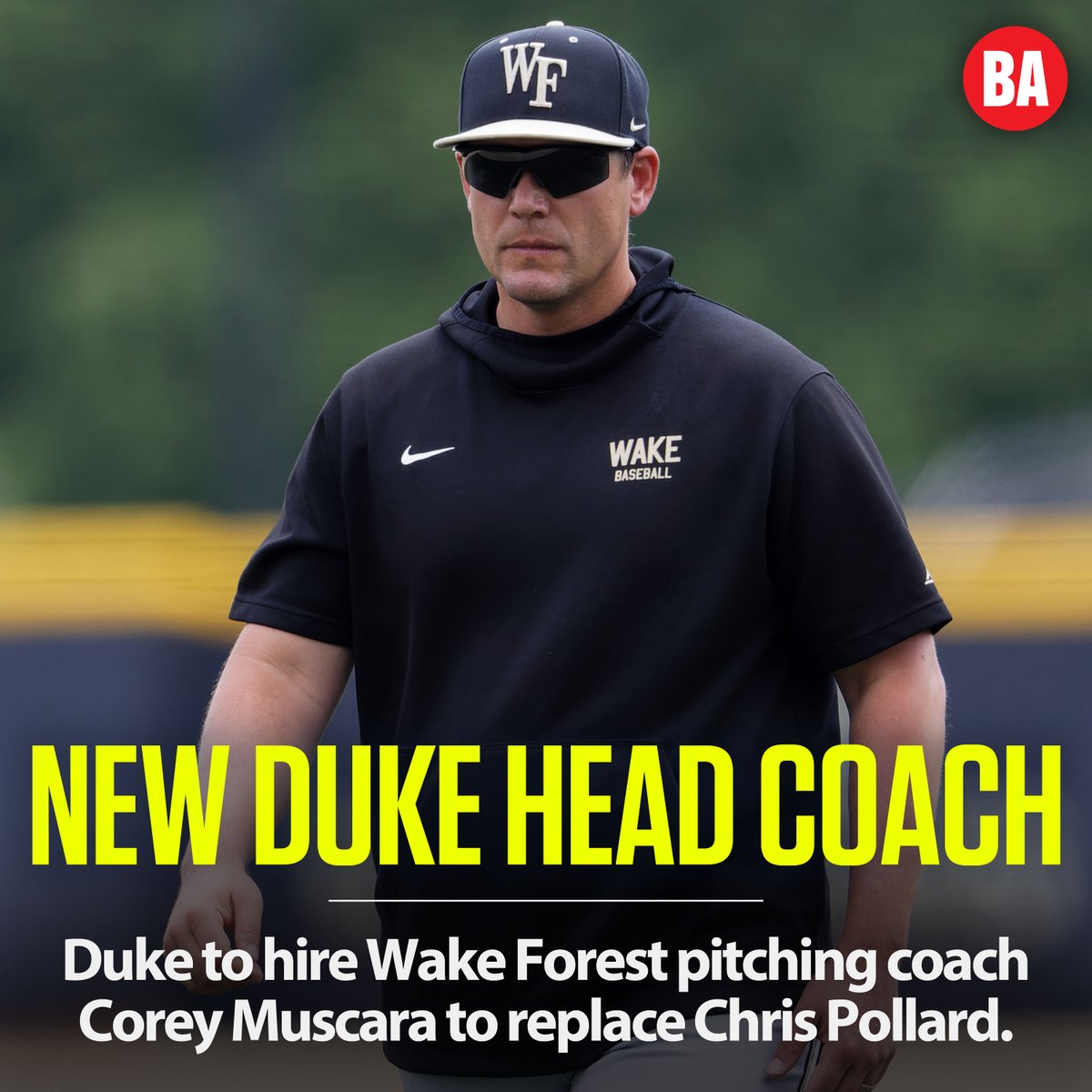 Duke Hires Wake Forest’s Corey Muscara as Head Baseball Coach After ...