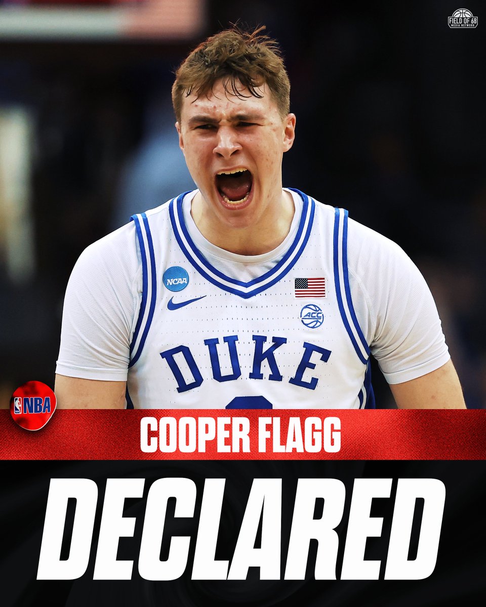 Duke Star Cooper Flagg Declares for 2025 NBA Draft, Projected No. 1 ...