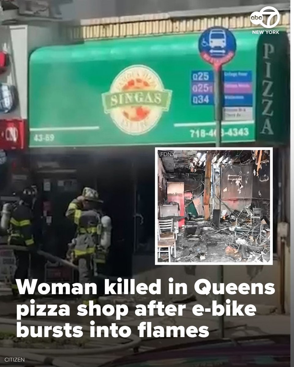 E-Bike Battery Explosion Kills Queens Diner, First NYC Lithium-Ion ...