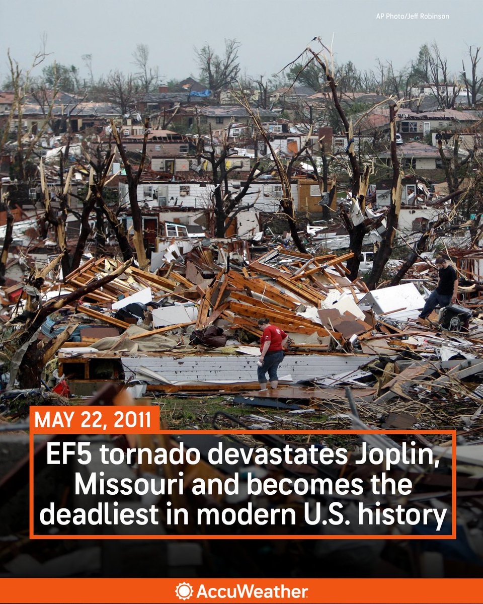 EF5 Tornado Killed Over 150 and Injured 1,000 in Joplin in 2011; St ...