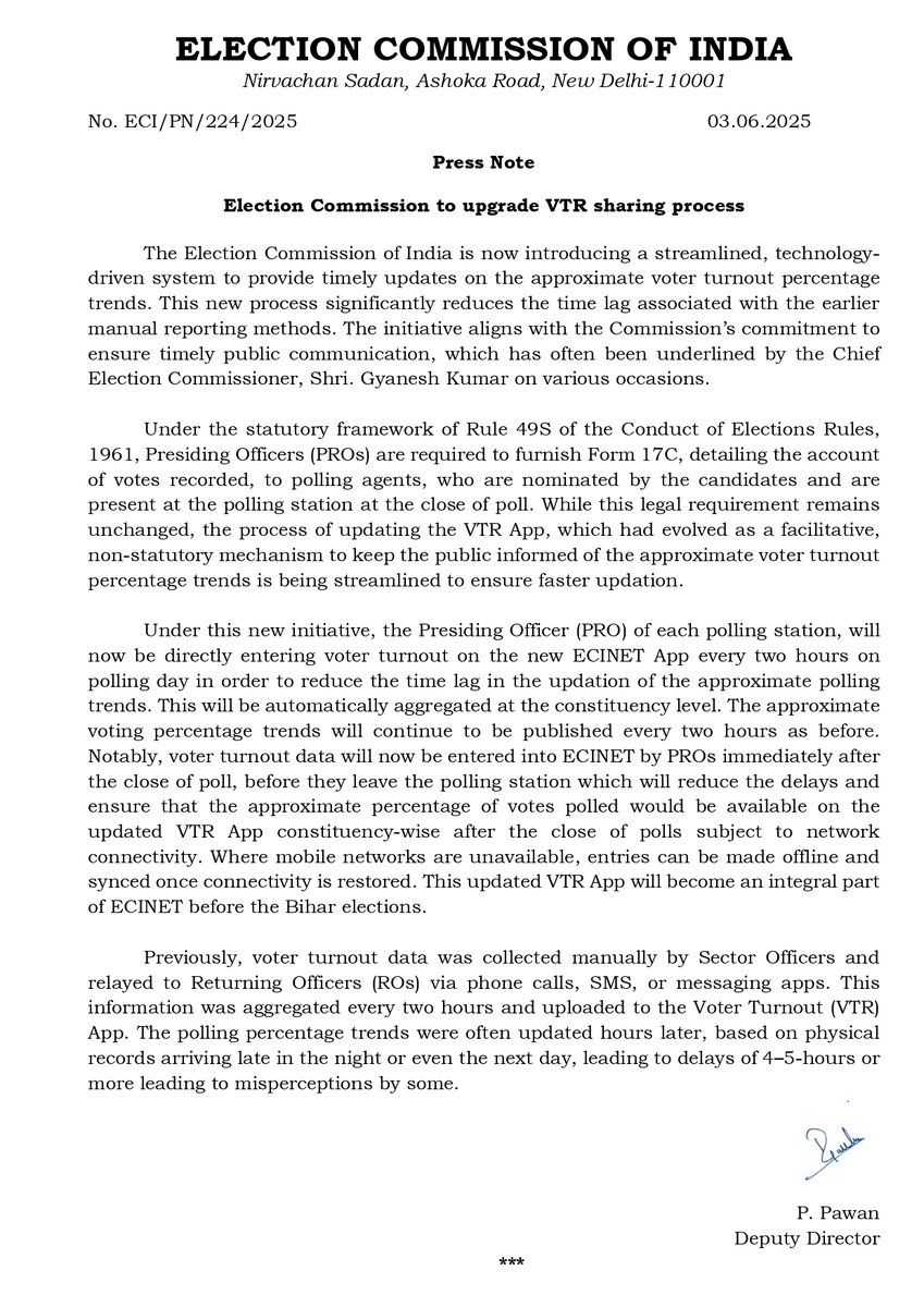 Election Commission of India Launches ECINET App for Timely Voter ...