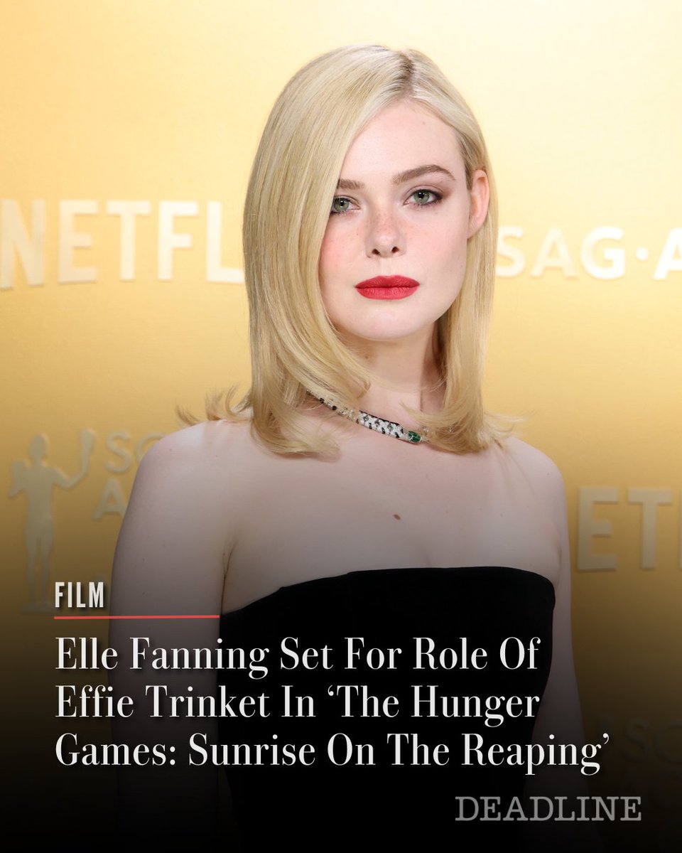 Elle Fanning Cast as Effie Trinket in 'The Hunger Games: Sunrise on the ...