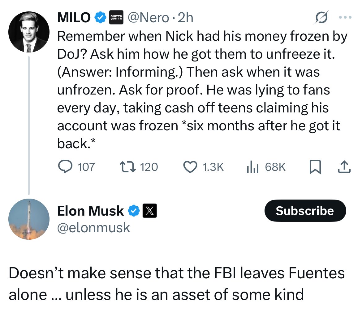 Elon Musk, Candace Owens, Milo Yiannopoulos, and Tucker Carlson Accuse ...