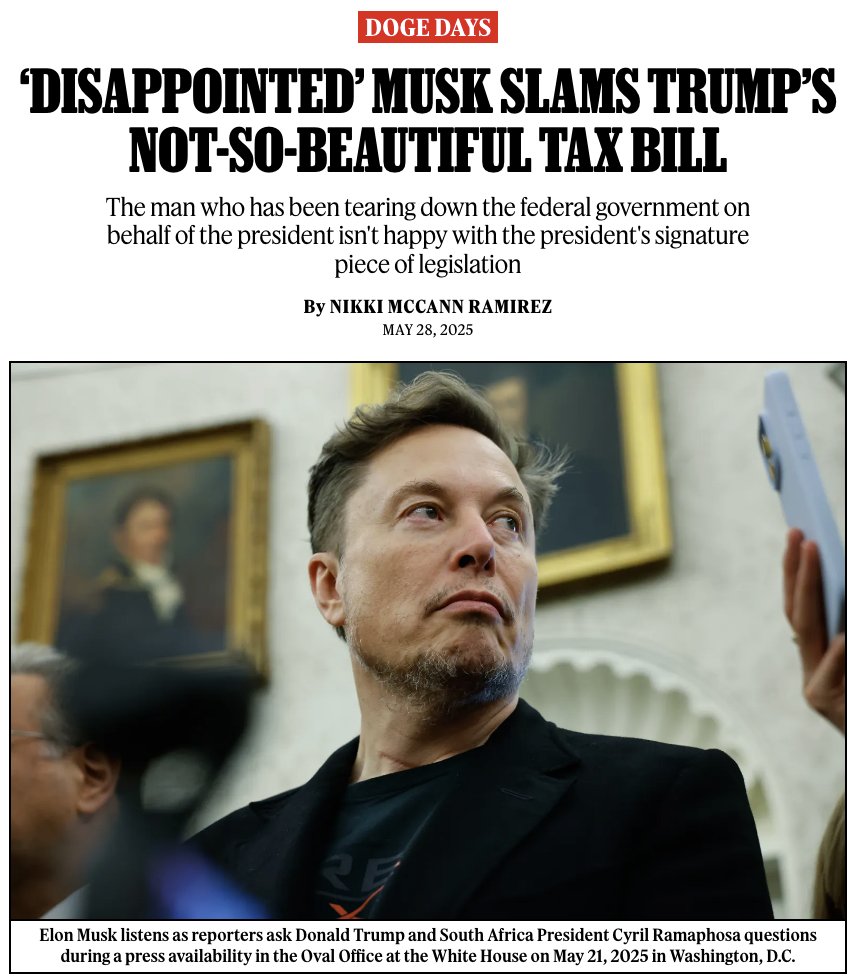 Elon Musk Criticizes Trump's 'Big, Beautiful Bill' for $3.8 Trillion ...