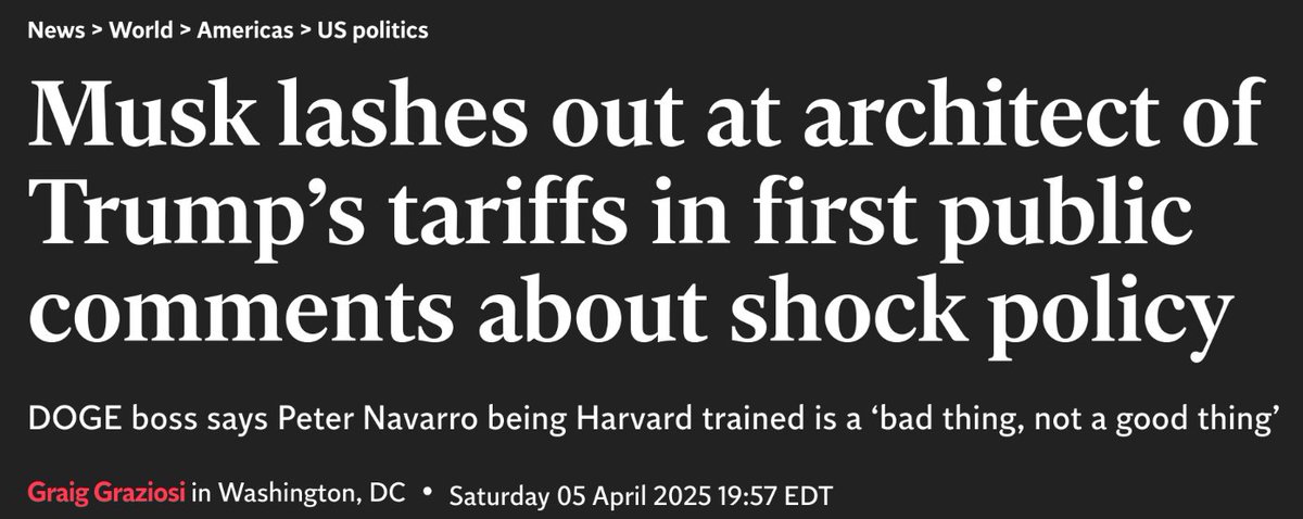 Elon Musk, Leading DOGE, Clashes With Trump's Advisor Over Tariffs ...