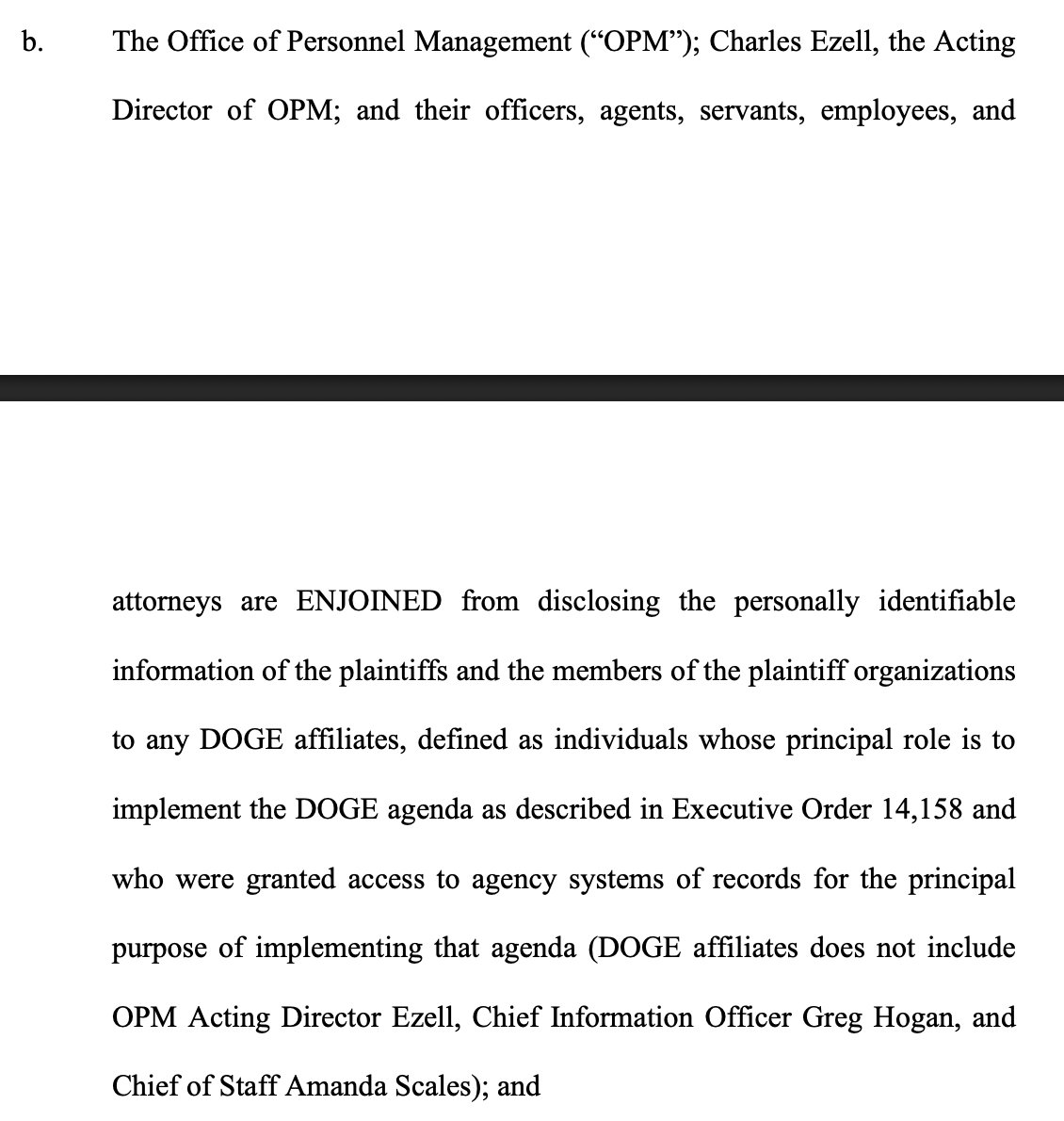 Elon Musk's DOGE Blocked by Federal Judge From Accessing Sensitive Data ...